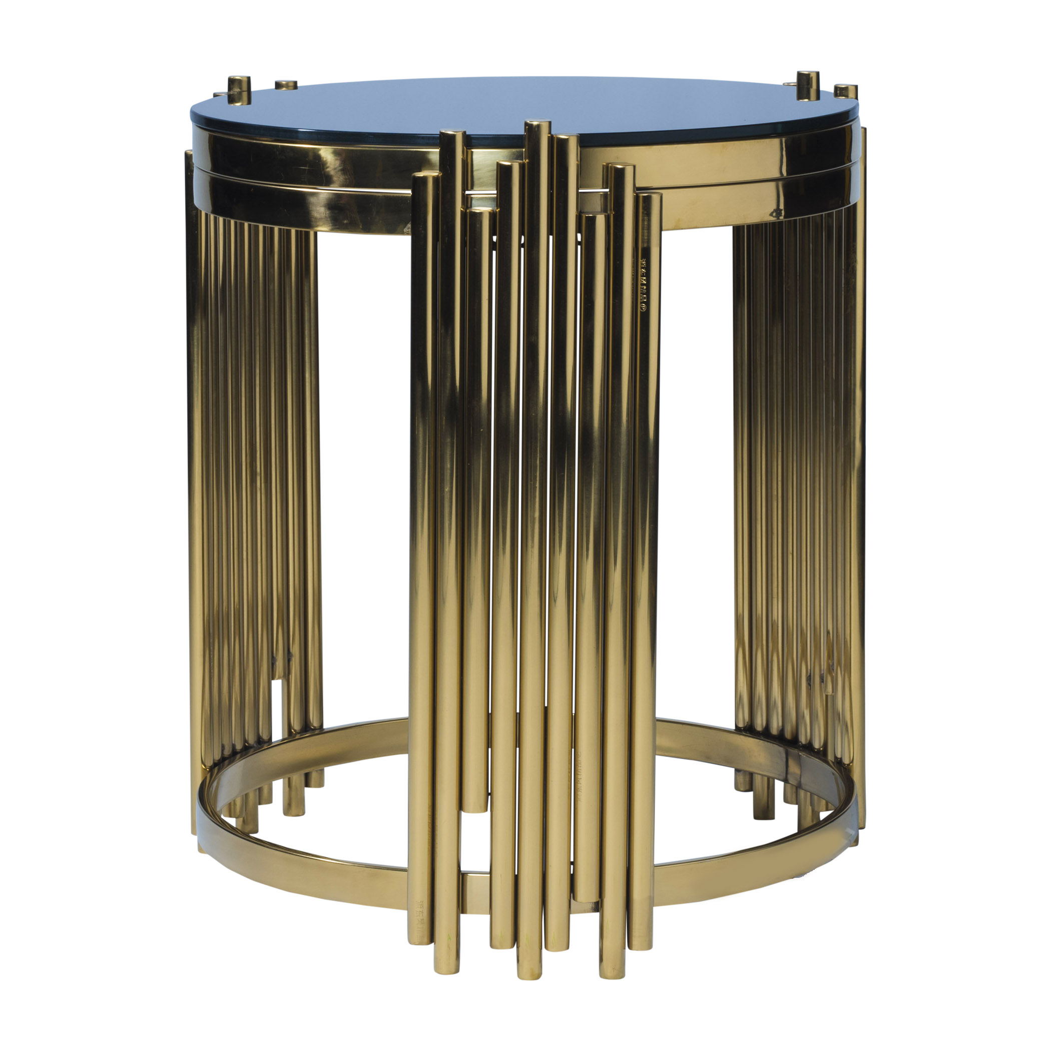 Spark Gold End Table - Silvera