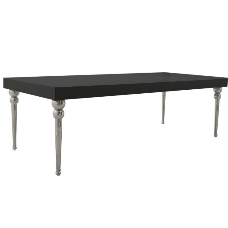 Cartier Dining Table White & White - Silvera